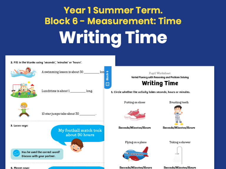 Best telling the time worksheets and games for KS1 Maths - Teachwire