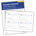 Plenary ideas – 10 ideas plus Tweet Sheet worksheet - Teachwire