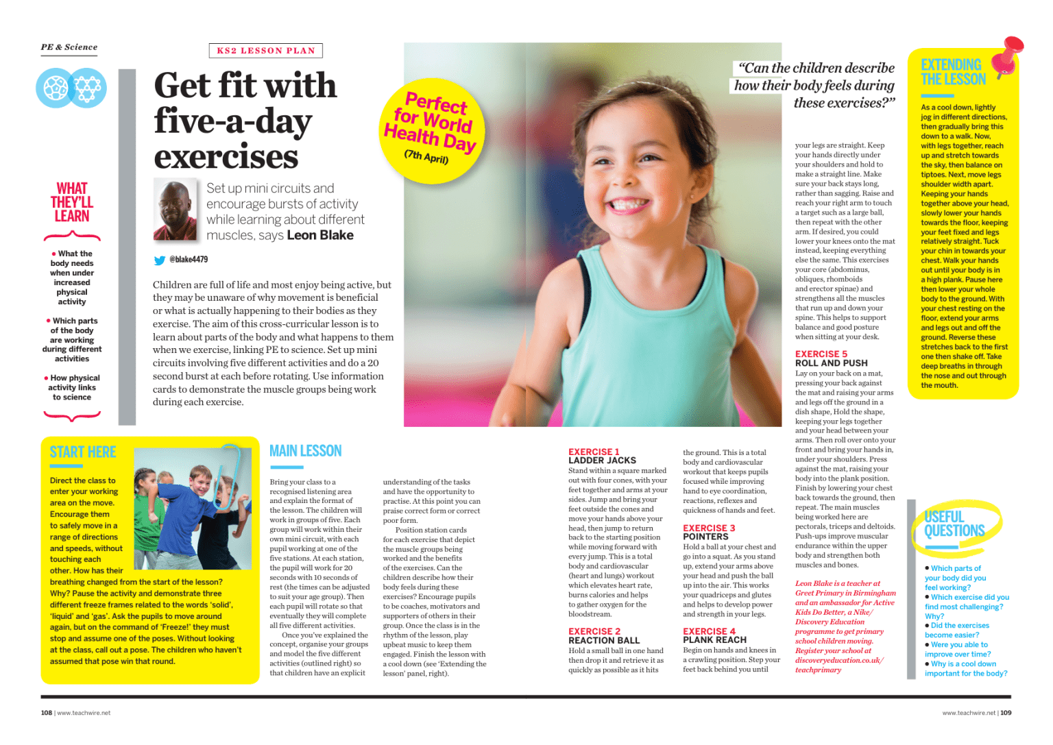 National Fitness Day – Best 2024 resources for schools - Teachwire