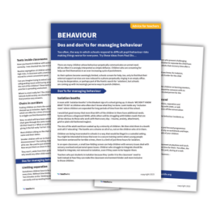 Paul Dix – Behaviour advice for teachers, with scripts - Teachwire