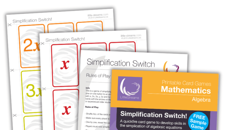 Algebra games – Offline & online maths ideas for KS2-4 - Teachwire