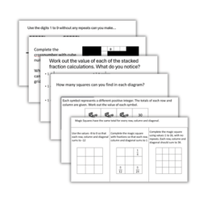 Maths puzzles – 42 summer holiday teasers for KS3/4 - Teachwire