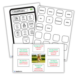 Subordinating clauses KS2 – Activity sheets - Teachwire