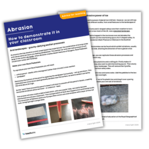 Abrasion geography – How to demonstrate it in your classroom - Teachwire
