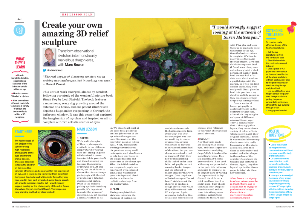 KS2 art ideas – Amazing projects, activities and lessons - Teachwire