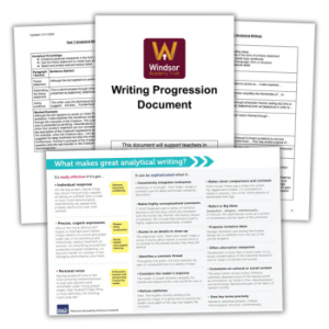 Analytical writing – Progression document and poster for KS3/4 - Teachwire