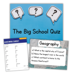 School quiz – 30 question PowerPoint and answer sheet - Teachwire