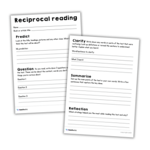 Reciprocal reading – What it is, how to use it and worksheets - Teachwire