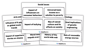 Speaking and listening topics – Best resources for GCSE English - Teachwire