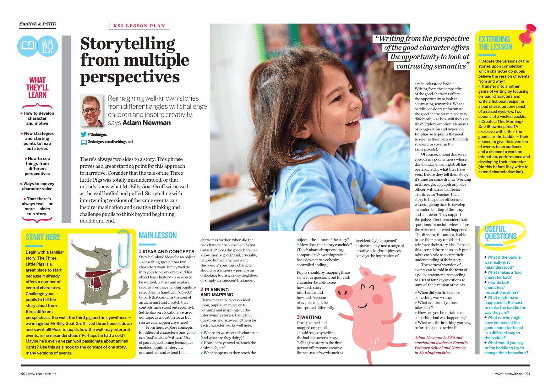 Narrative writing – Examples, lesson ideas and teaching tips - Teachwire