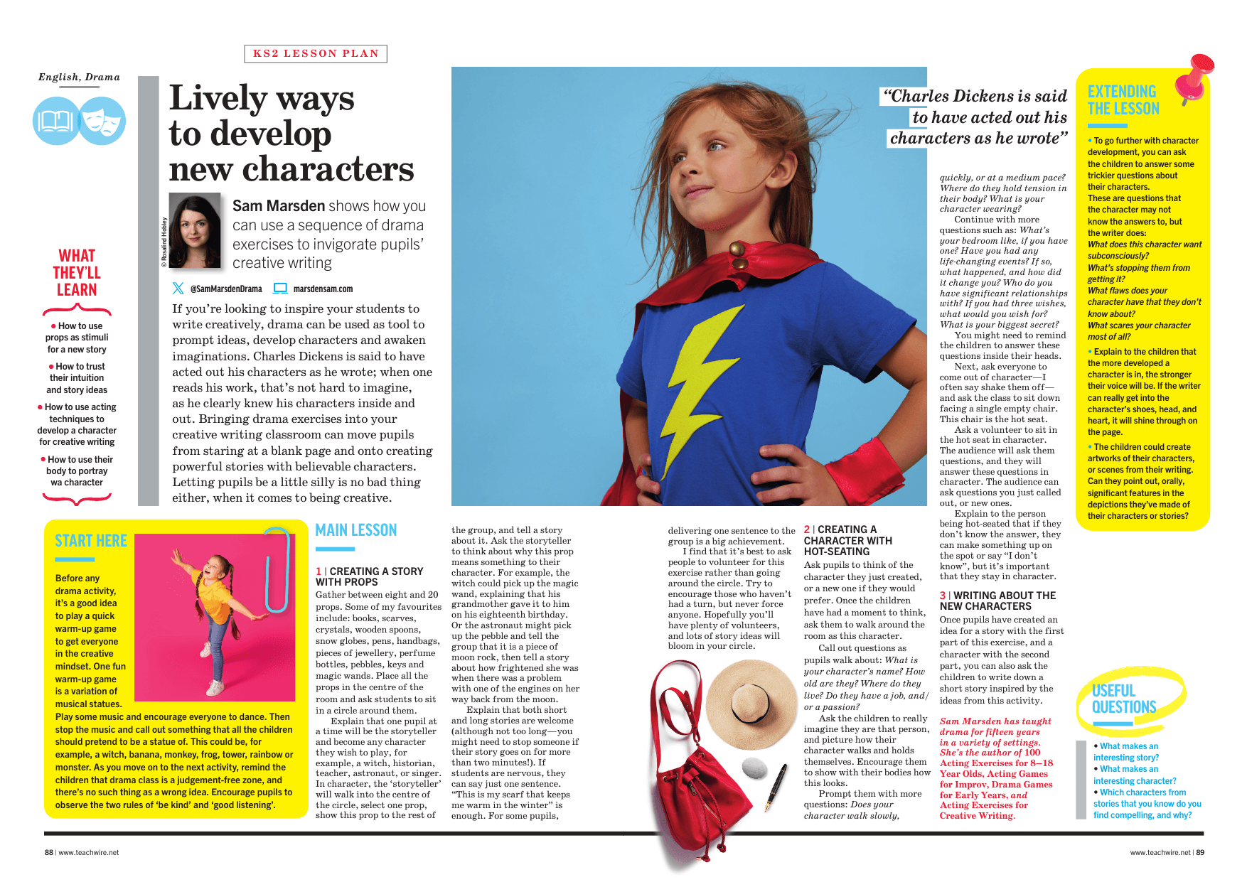 Character description – Best resources for KS1/KS2 - Teachwire