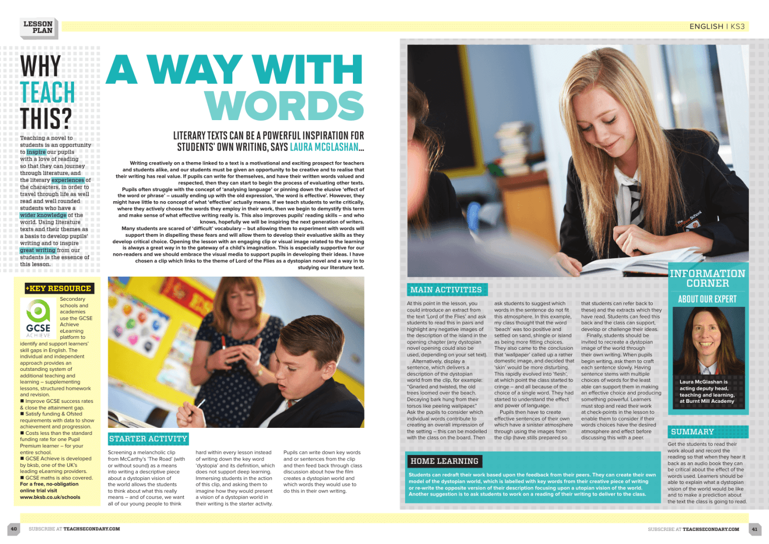 KS3 creative writing – Resources for teaching plot and setting - Teachwire