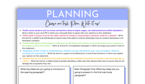 Discursive writing – Worksheets and creative ideas to try - Teachwire