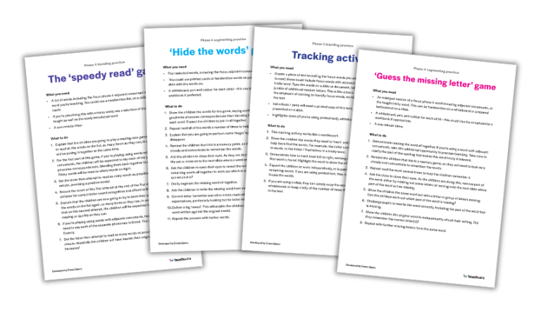 Phonics games – Fun online and offline ideas for EYFS and KS1 - Teachwire
