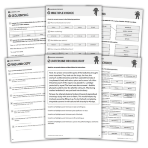 Comprehension worksheets – Non-fiction and fiction for Y1-6 - Teachwire