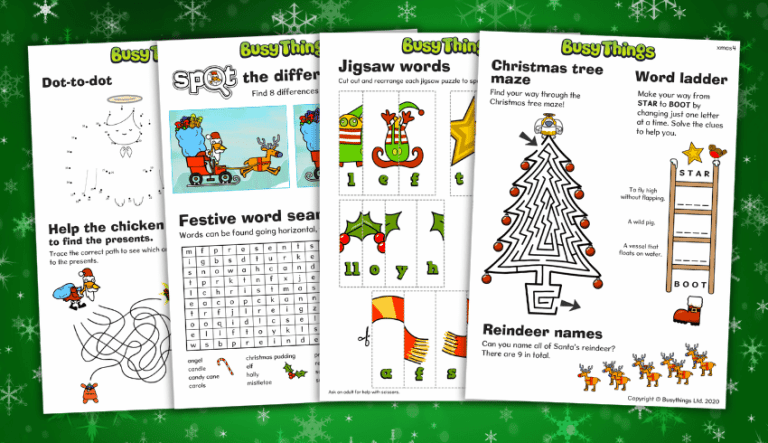 Christmas activity sheets – KS1 / KS2 fun & educational printables ...