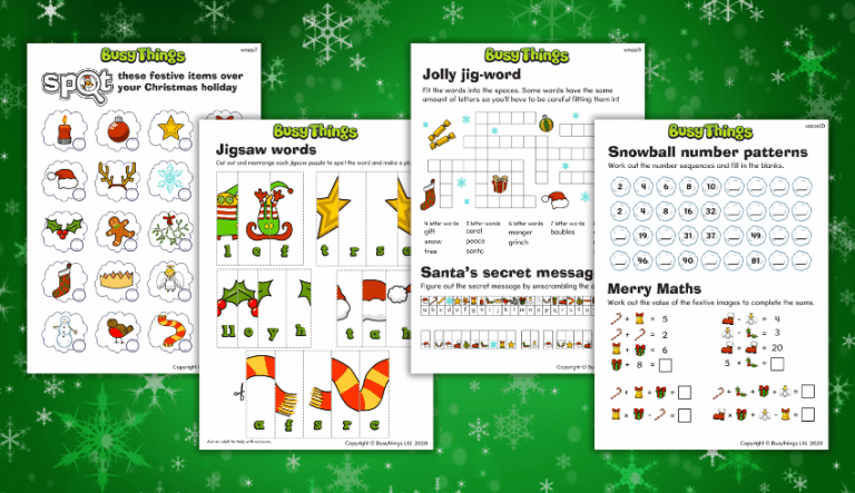 Christmas activity sheets – KS1 / KS2 fun & educational printables ...