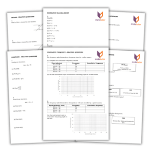 GCSE maths revision worksheets – 90+ sheets with answers - Teachwire