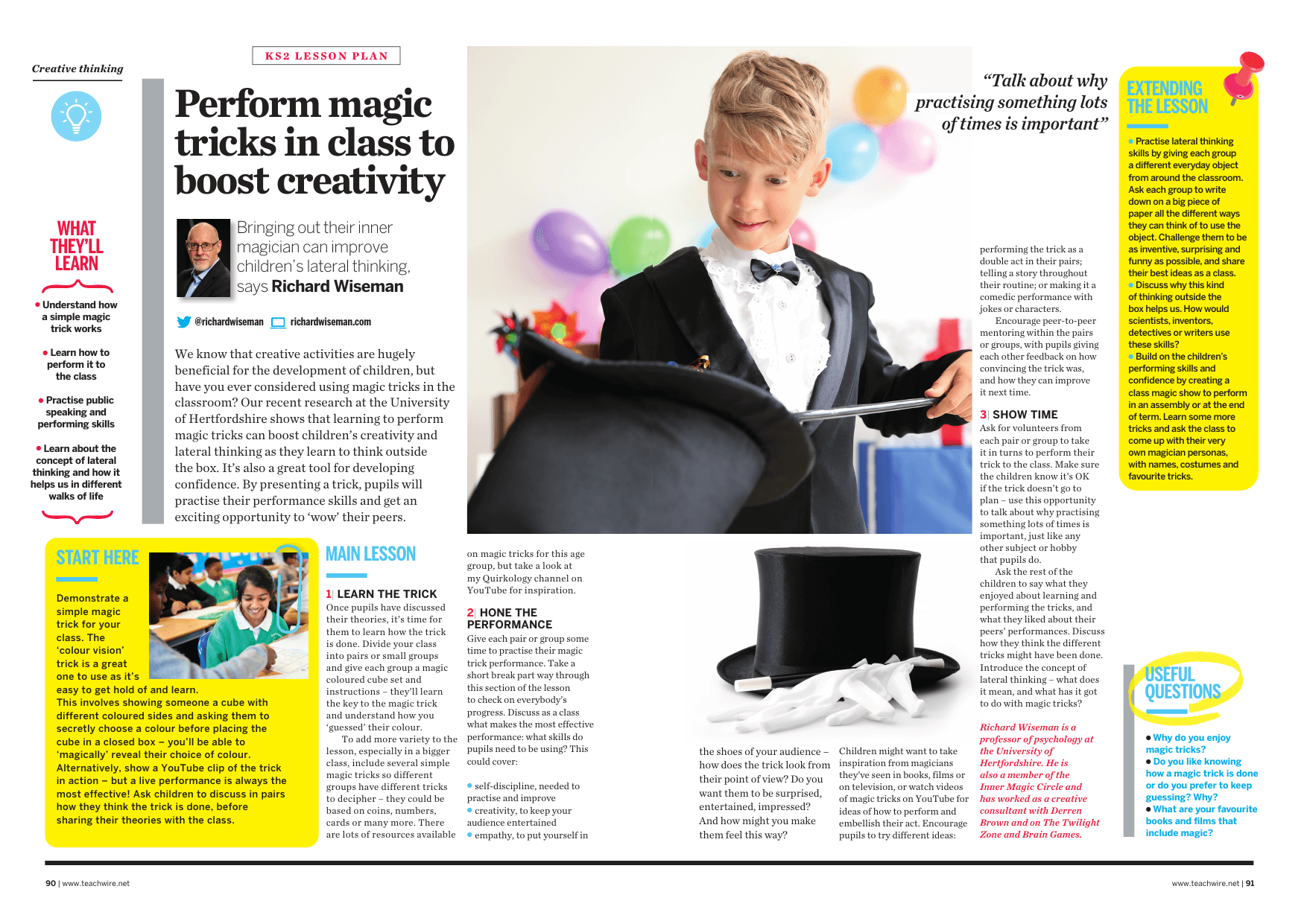 Creative thinking – Can we teach it in school, and if so, how? - Teachwire