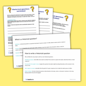Rhetorical questions KS2 – Complete guide for fiction & non-fiction ...