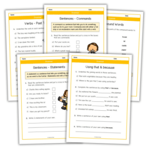 Year 2 English worksheets – Free printable PDF bundle - Teachwire
