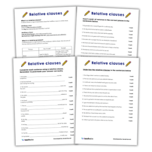 Relative clauses KS2 – Free worksheets, examples & lesson ideas - Teachwire