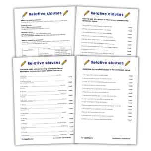 Relative clauses KS2 – Free worksheets, examples & lesson ideas - Teachwire