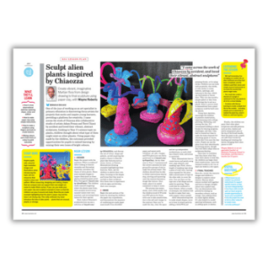 Paper clay – KS1 Martian flora sculpture art lesson plan - Teachwire